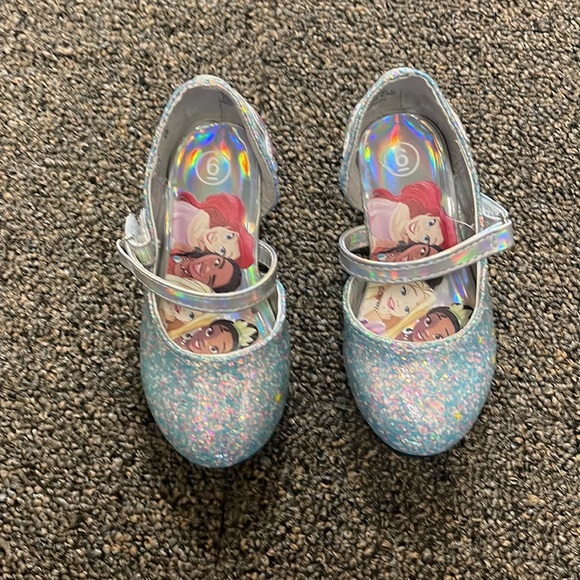 Disney | Shoes | Nwot Disney Princess Sparkly Heel Shoes Size 6 | Poshmark
